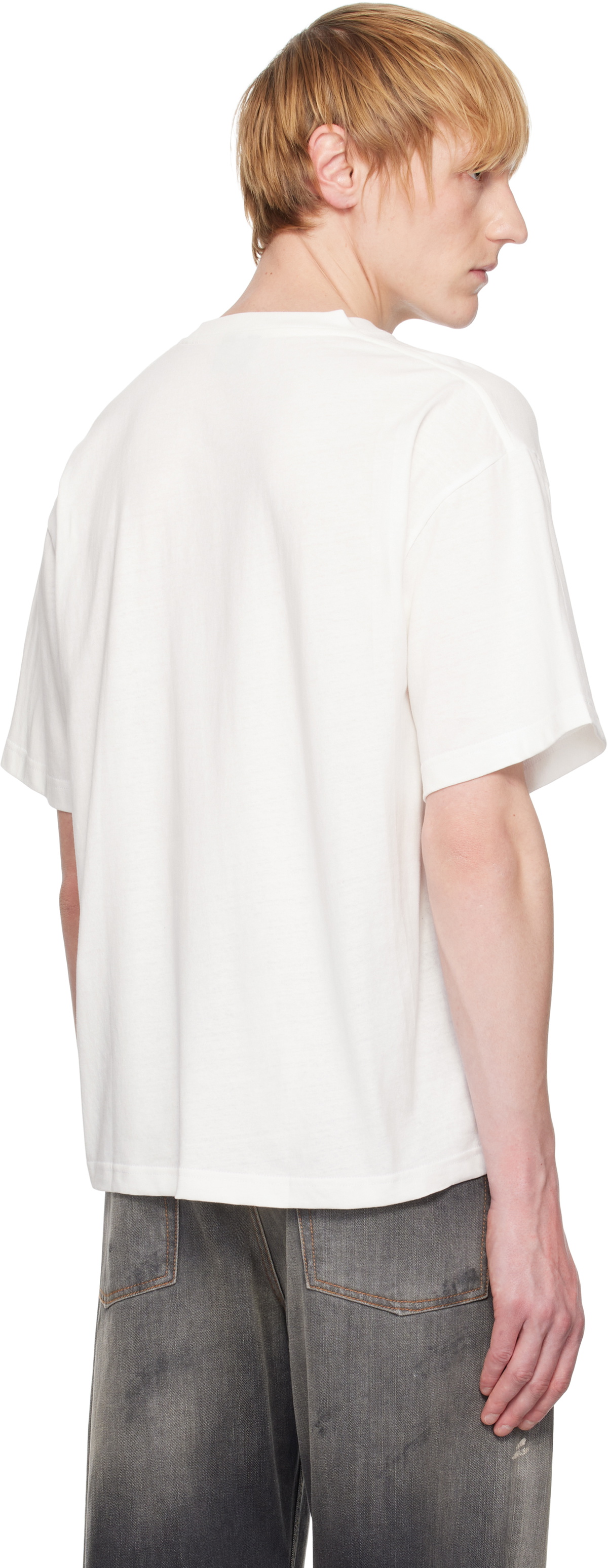 Small Talk Studio White Keychain Print S/S T-shirt Small Talk Studio