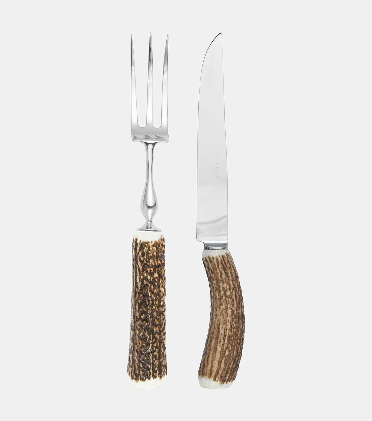 Lorenzi Milano Stag antler carving set Lorenzi Milano