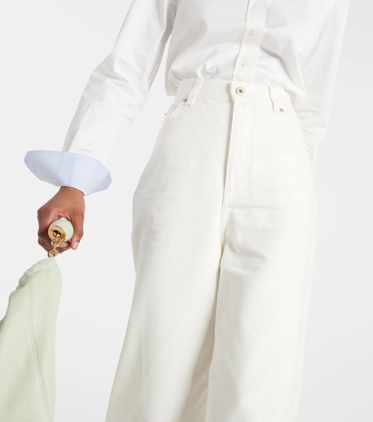 Loewe High-rise wide-leg jeans Loewe