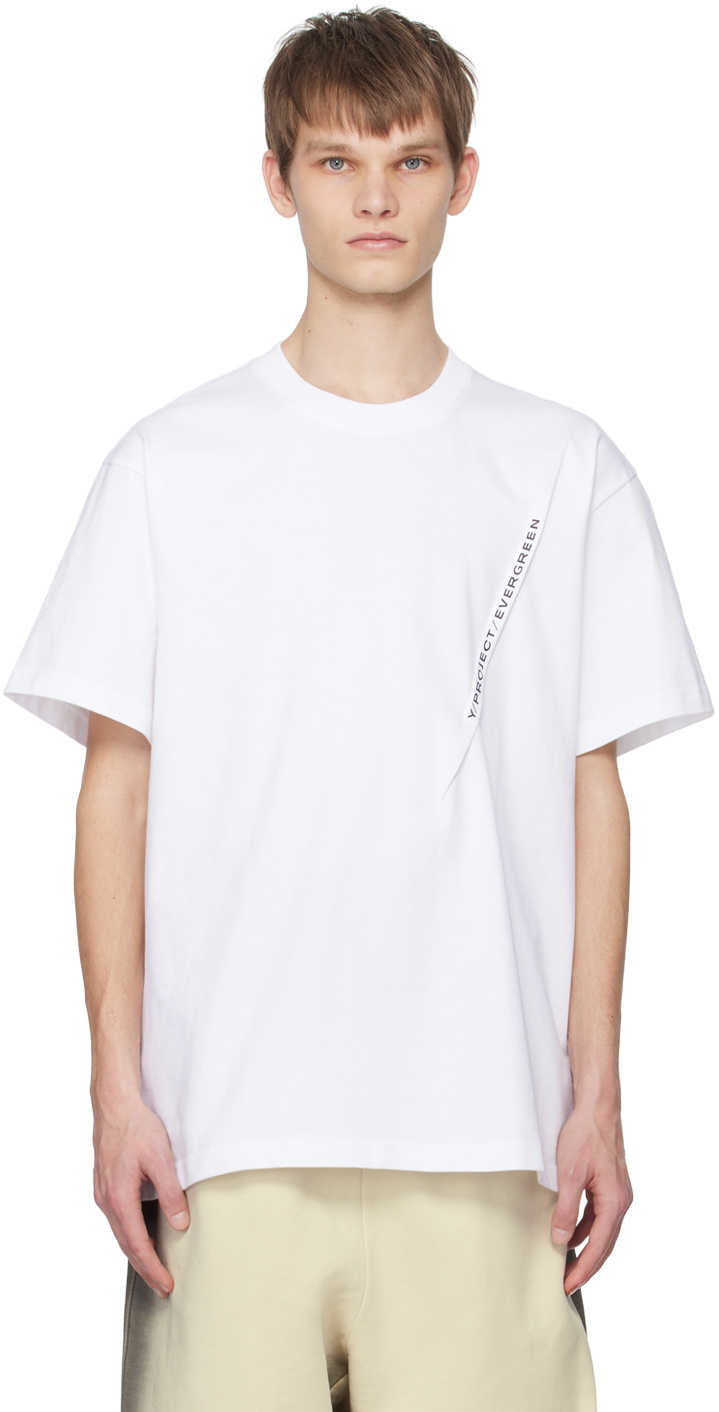 Y/Project White Pinched T-Shirt Y/Project
