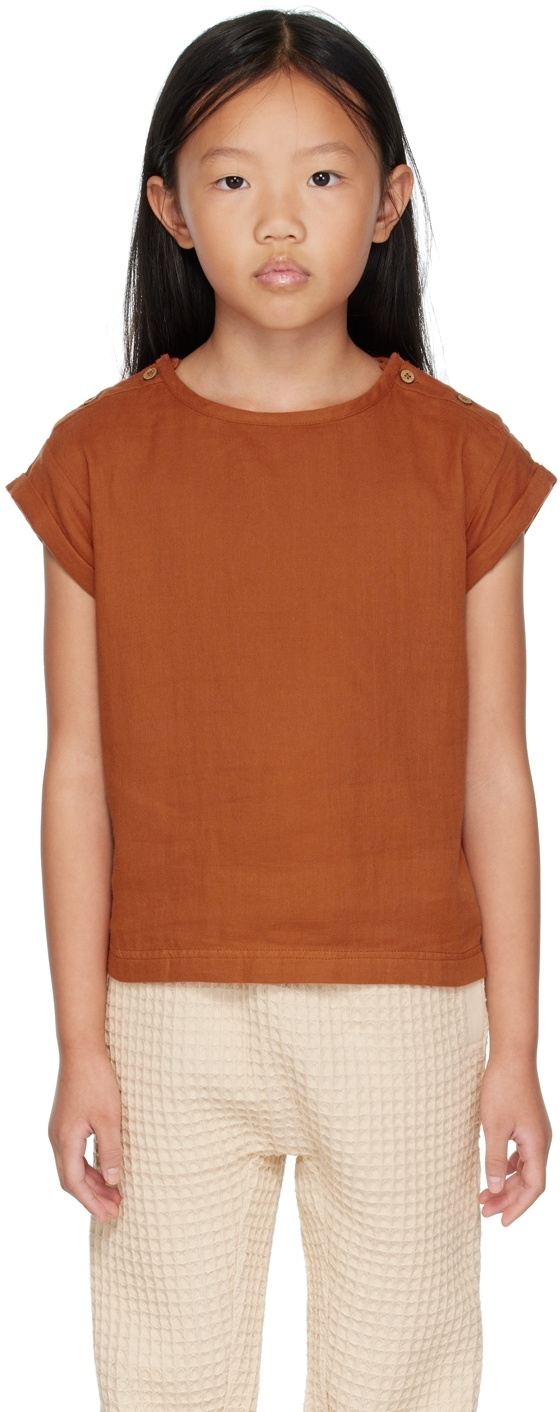 Coco Village Kids Orange Organic Cotton T-Shirt