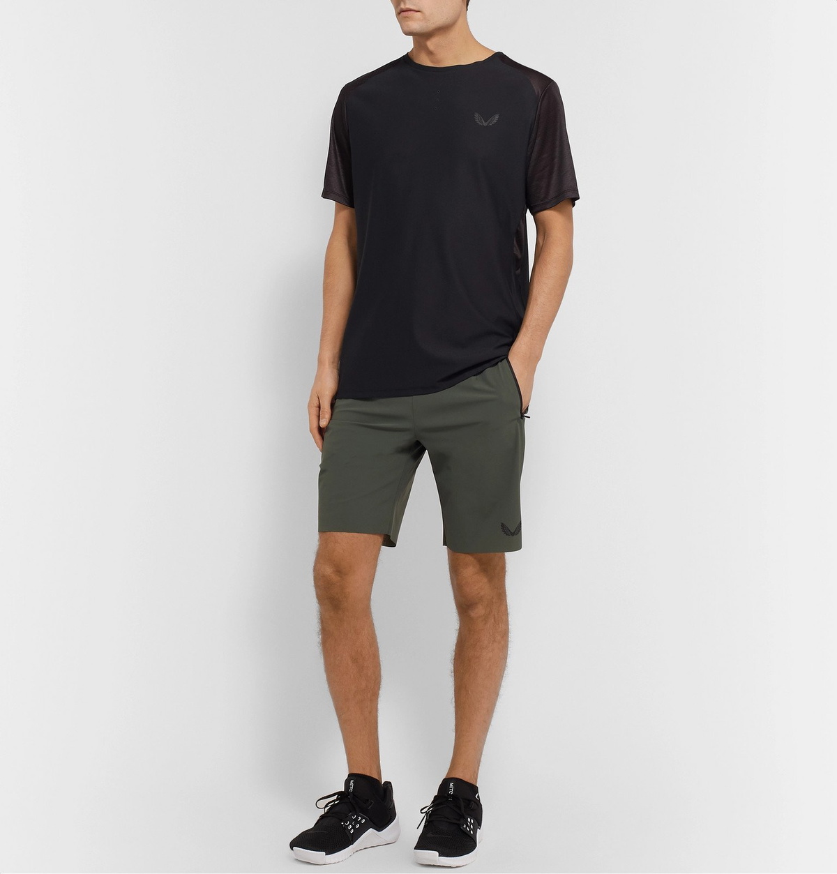 CASTORE - Louis Slim-Fit Stretch-Shell Shorts - Green CASTORE