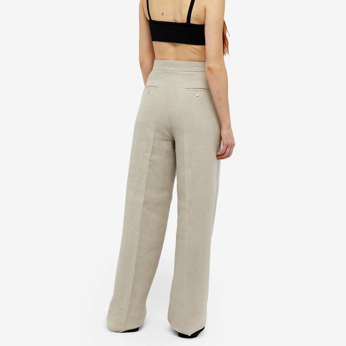 Max Mara Women's Caden Long Trouser in Sand Max Mara