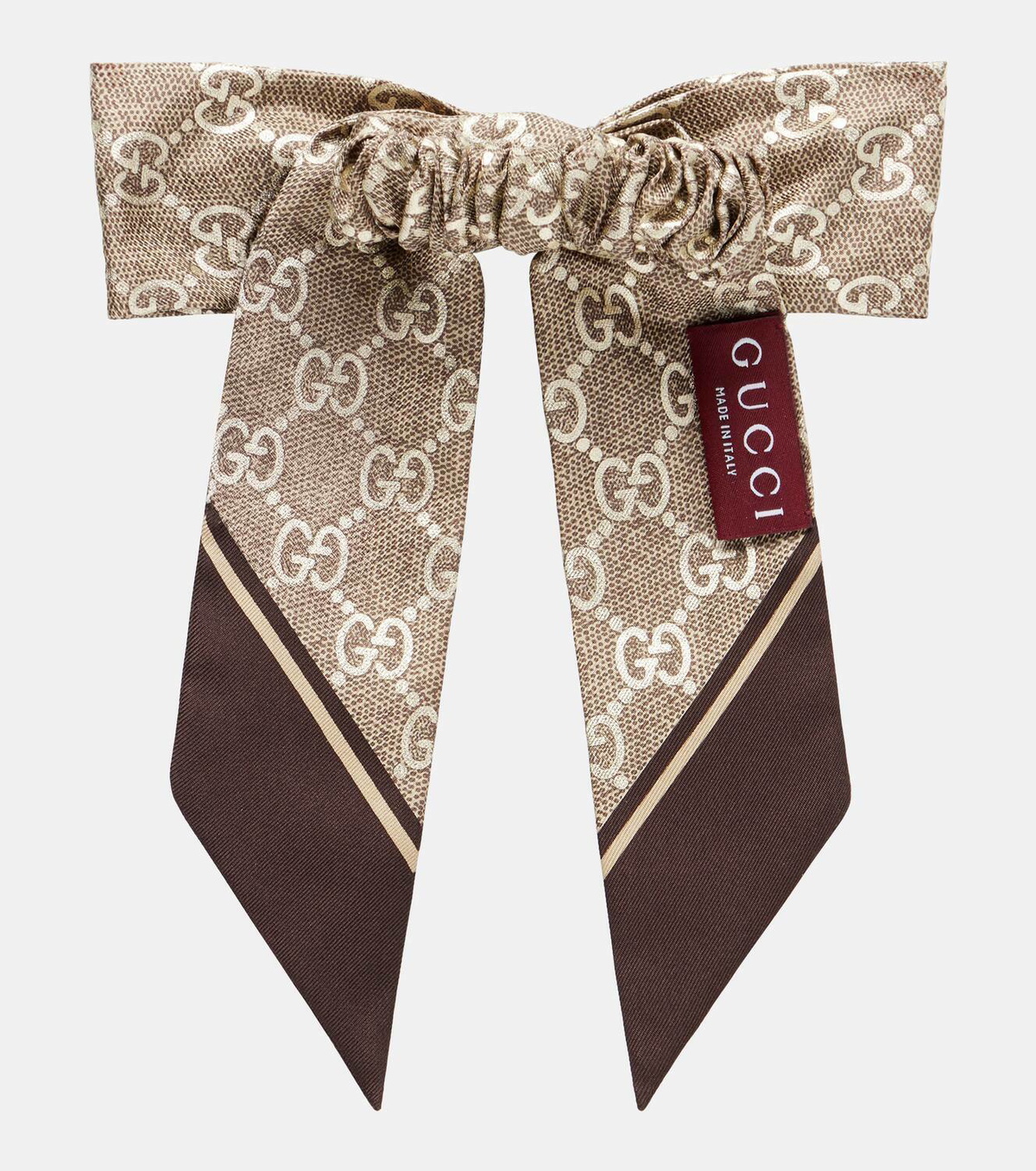 Gucci GG silk bow scrunchie Gucci