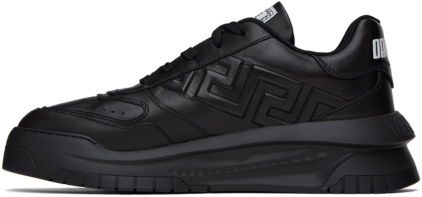 Versace Black Greca Odissea Sneakers Versace