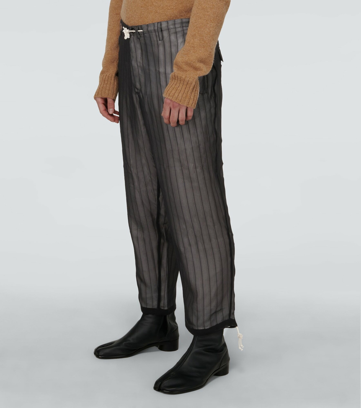 Maison Margiela - Striped drawstring pants Maison Margiela