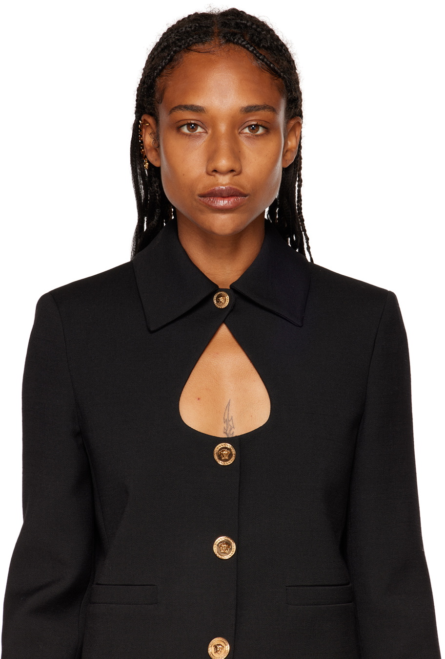 Versace Gold Medusa Ear Cuff Versace