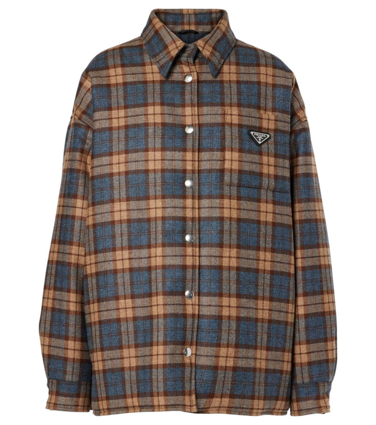 Prada Plaid wool overshirt Prada