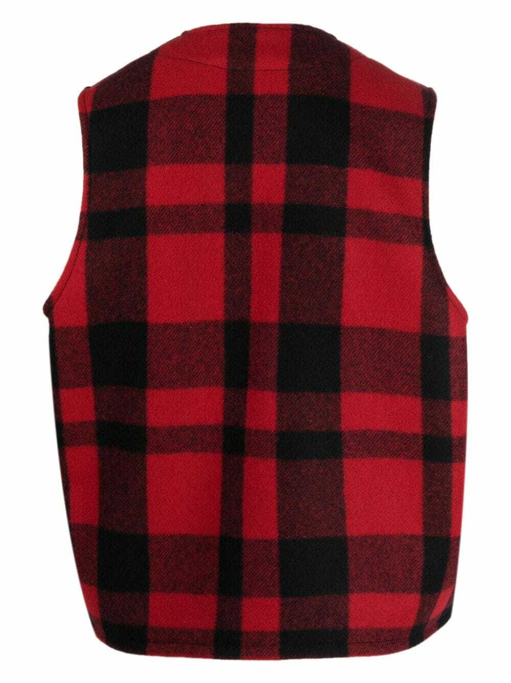 FILSON - Wool Checked Vest Filson