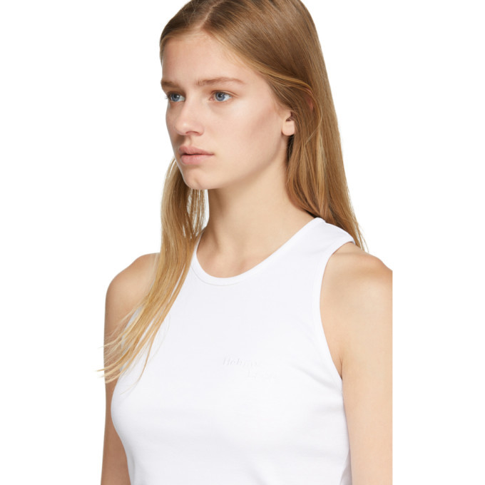 Helmut Lang White Stacked Tank Top Helmut Lang