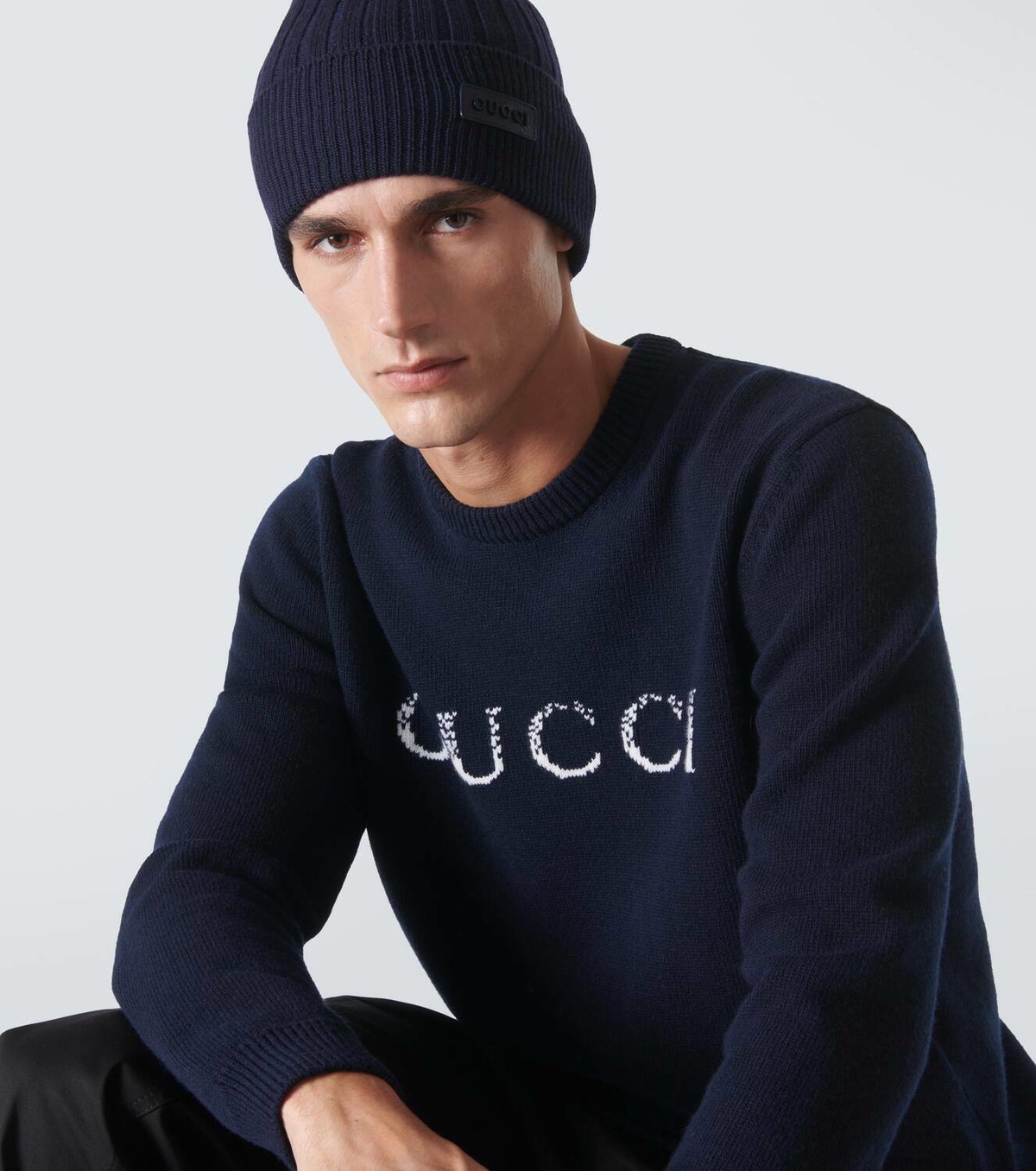 Gucci Ribbed-knit wool beanie Gucci