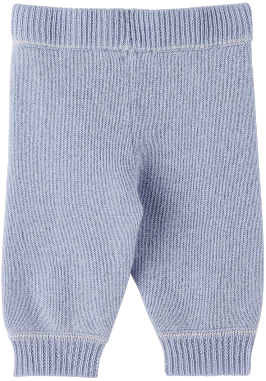 Marni Baby Blue Logo Lounge Pants Marni
