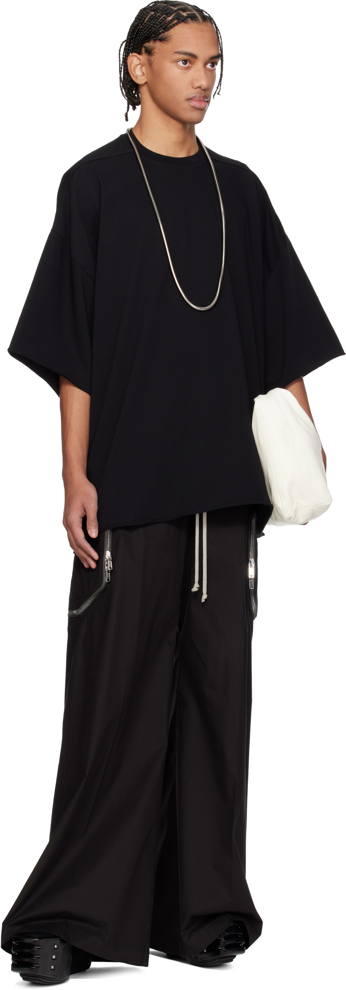 Rick Owens Black Temple Tommy T-shirt Rick Owens