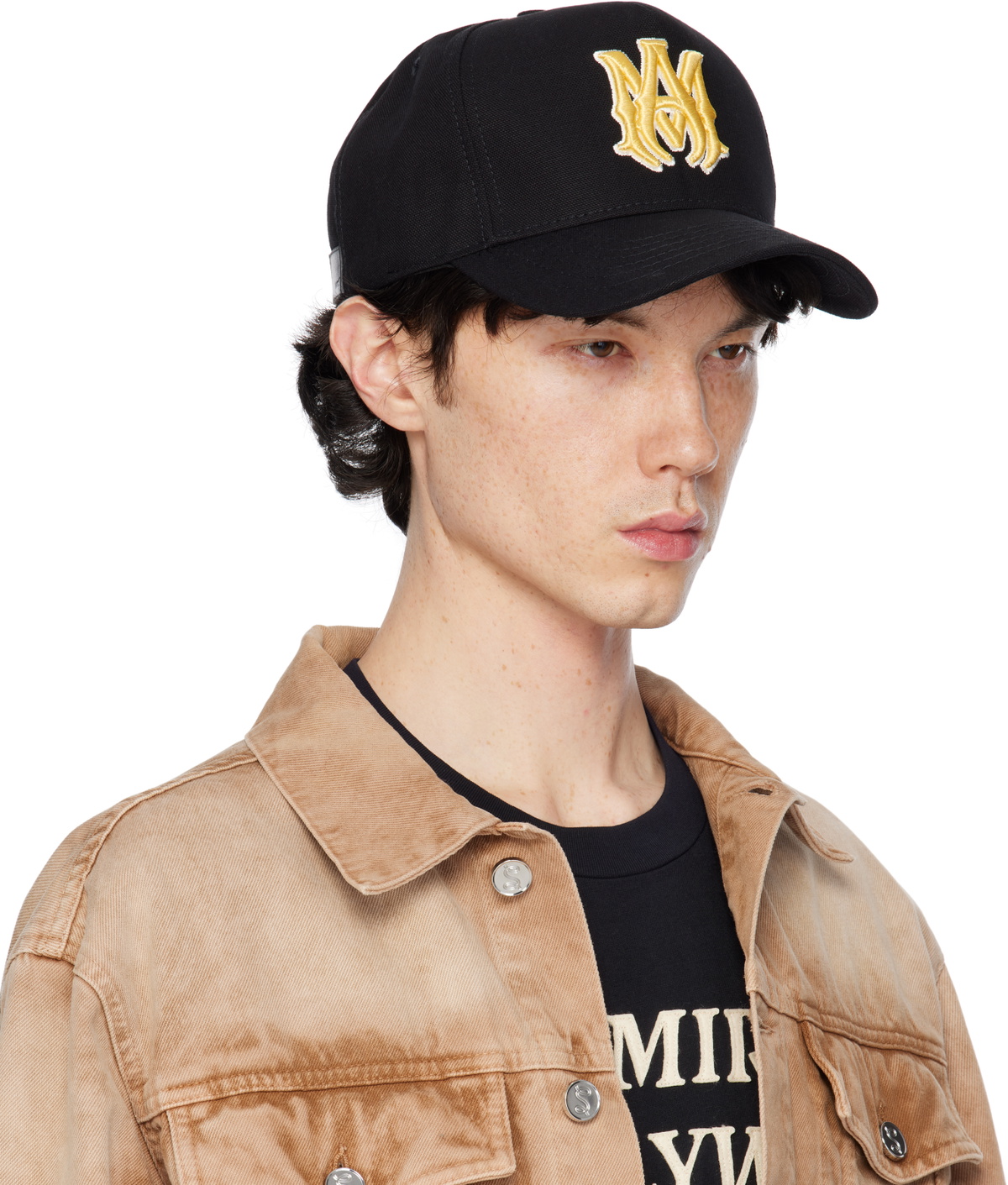 AMIRI Black MA Canvas Cap Amiri
