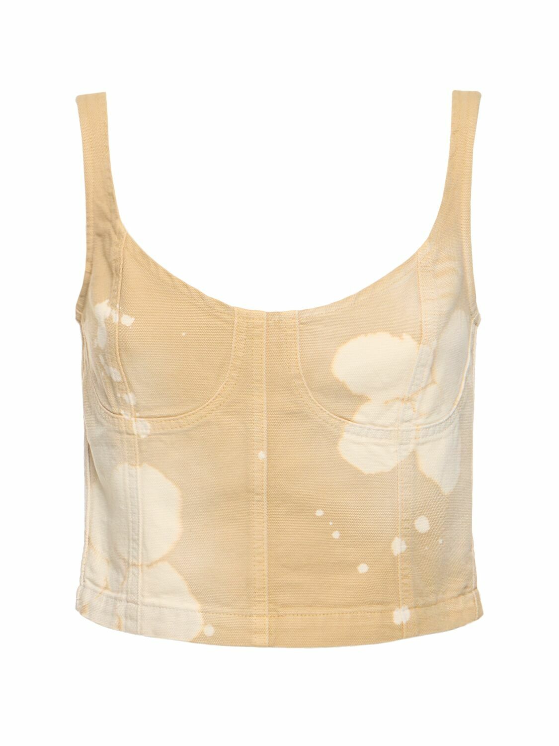 MSGM - Printed Cotton Crop Top MSGM