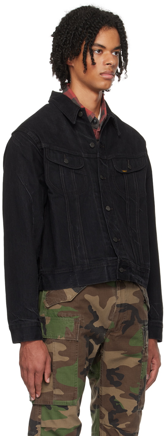 RRL Black Reinforced Denim Jacket RRL
