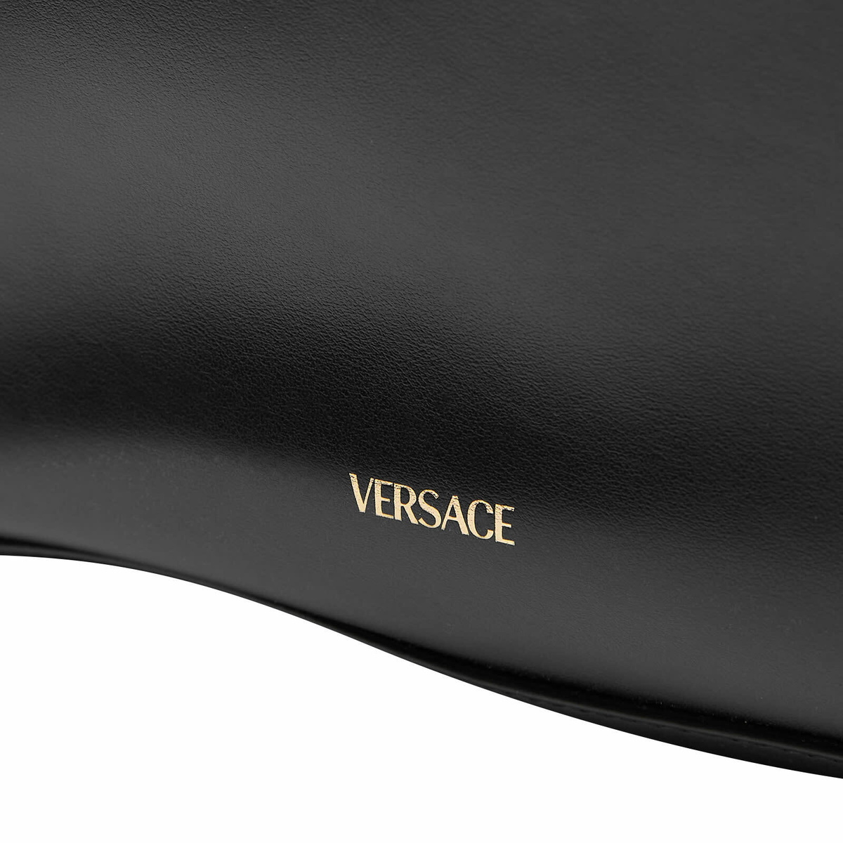 Versace Women's Large Tote Bag in Black/Versace Gold Versace