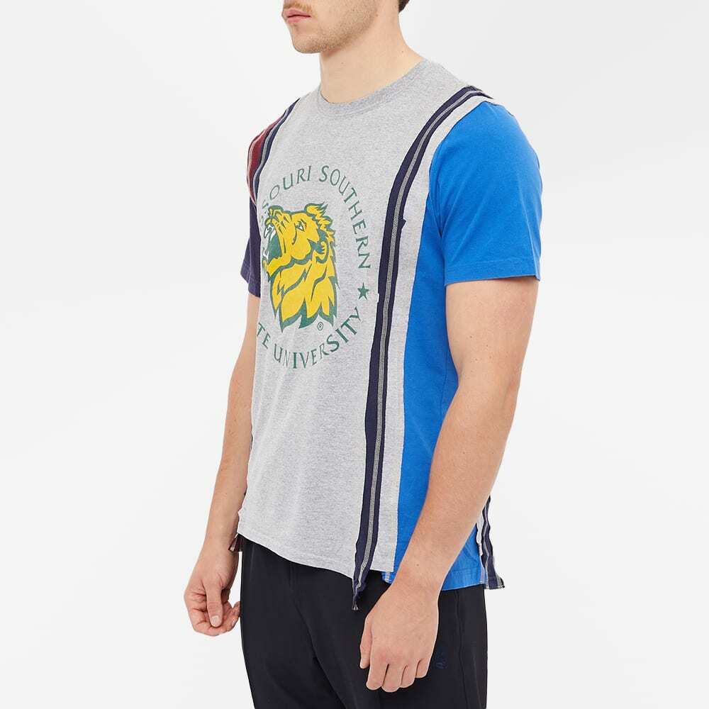 Needles Men's 7 Cuts College T-Shirt in Assorted Needles