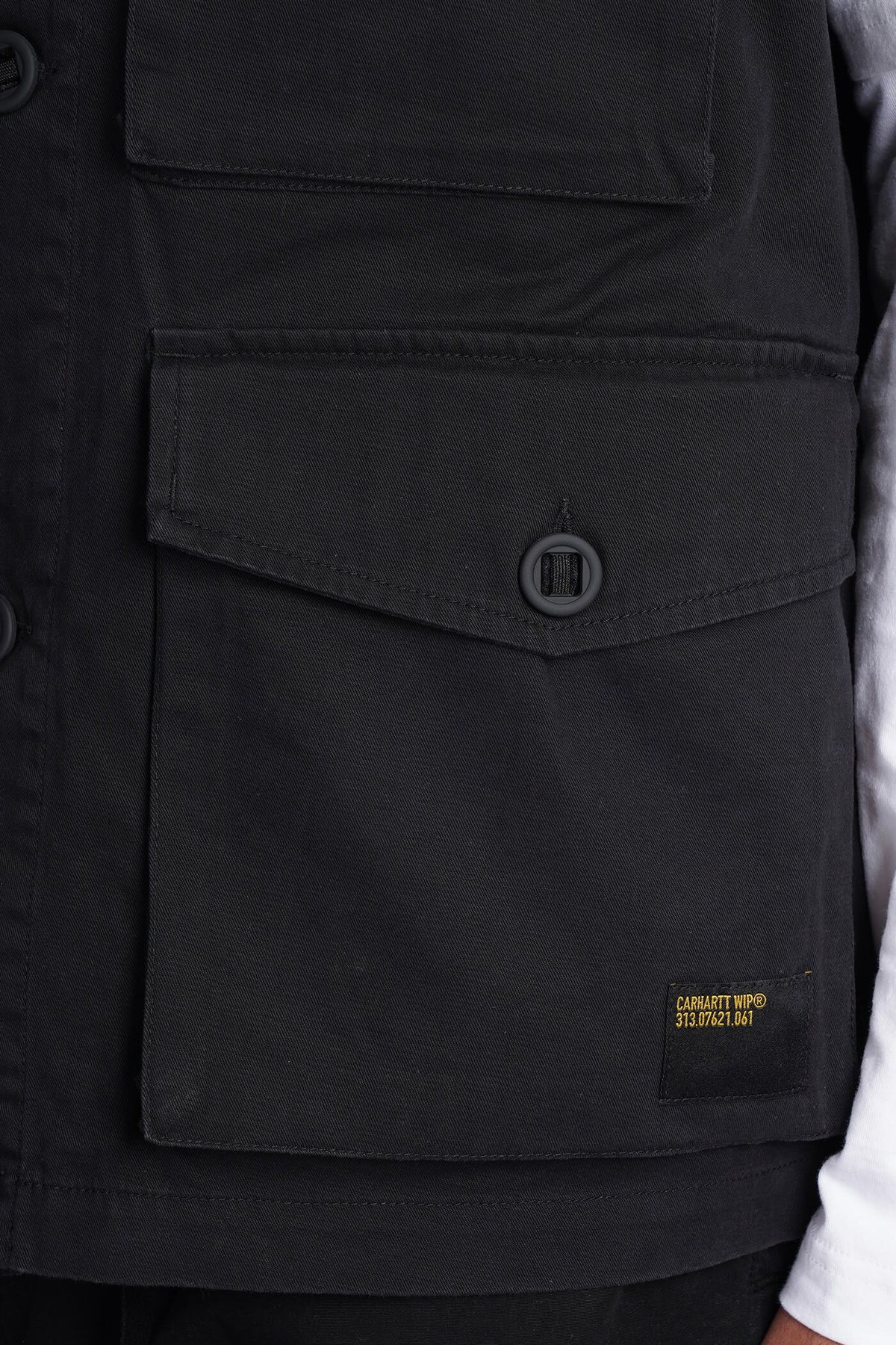 Carhartt Black Cotton Unity Vest Carhartt WIP
