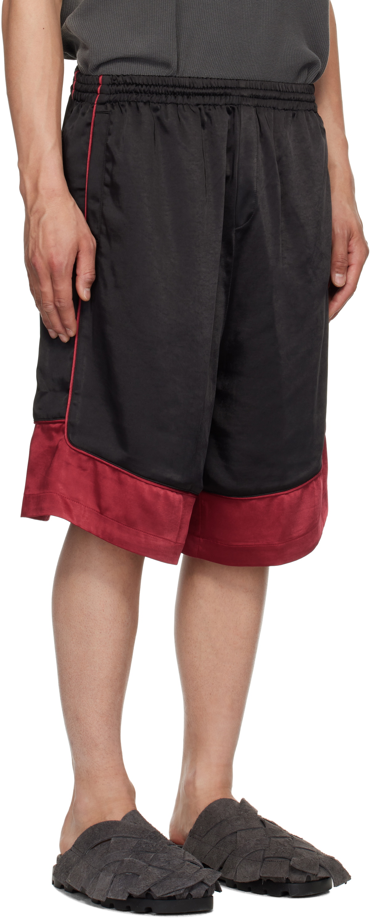 We11done Black Selldone Track Shorts We11done