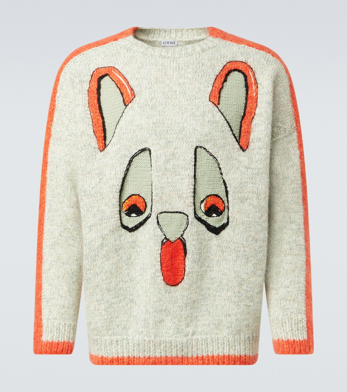 Loewe x Louis Wain intarsia wool-blend sweater Loewe