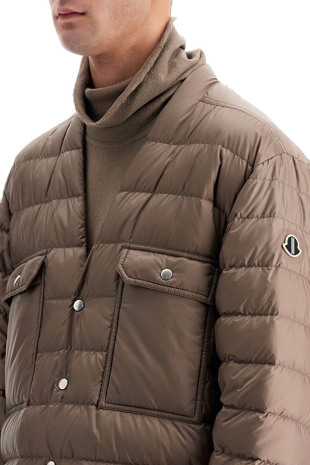 MONCLER X RICK OWENS quilted boxy Grey Moncler