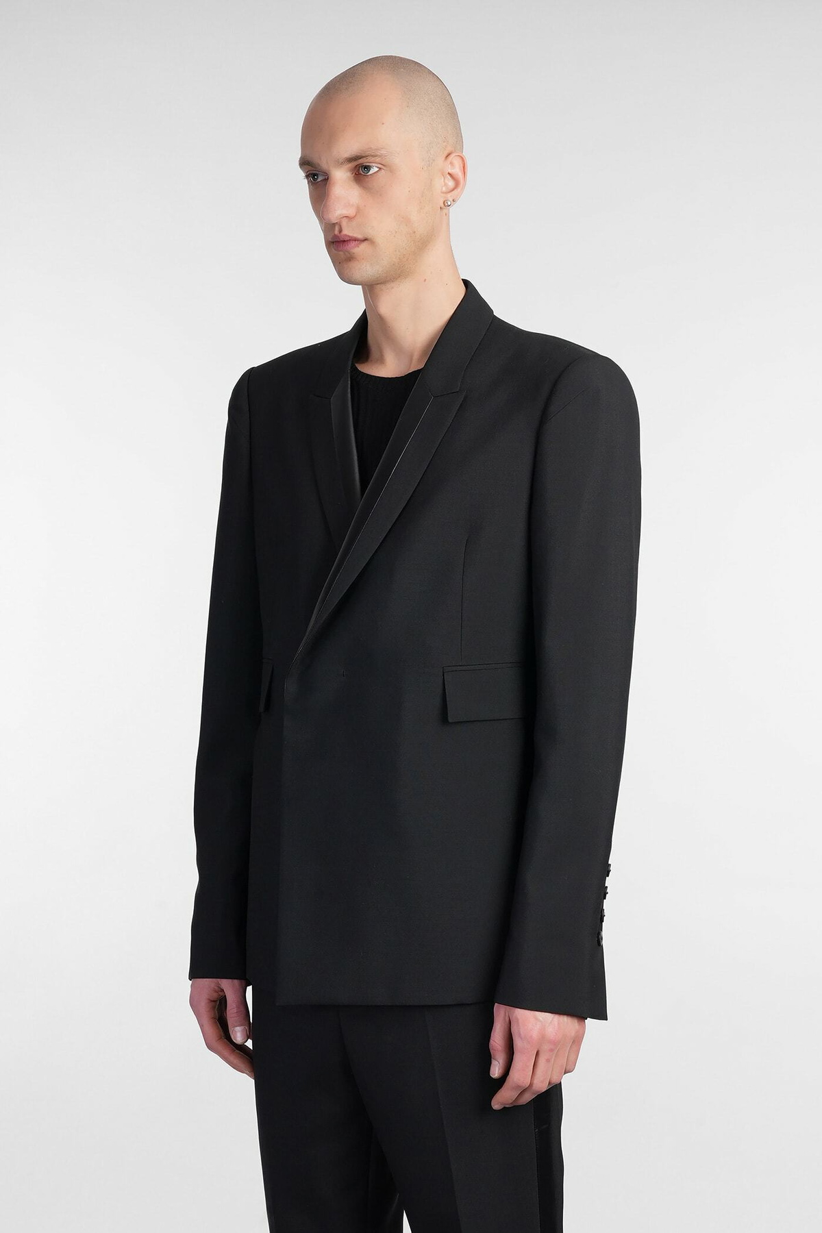 Sapio N 4 Blazer In Black Wool SAPIO
