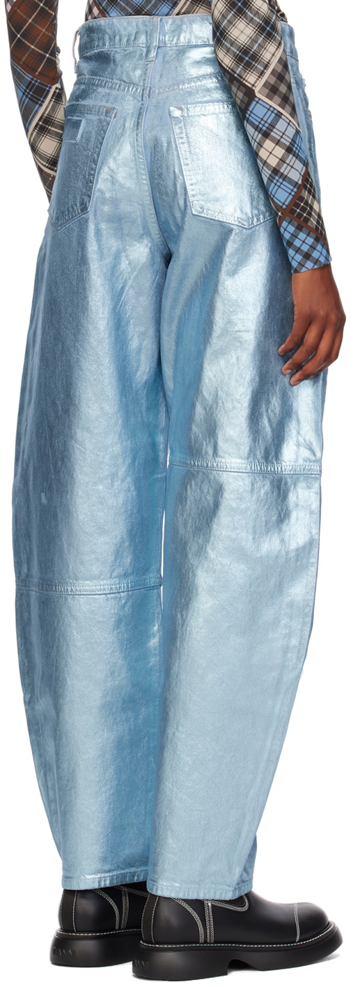 GANNI Blue Stary Jeans GANNI