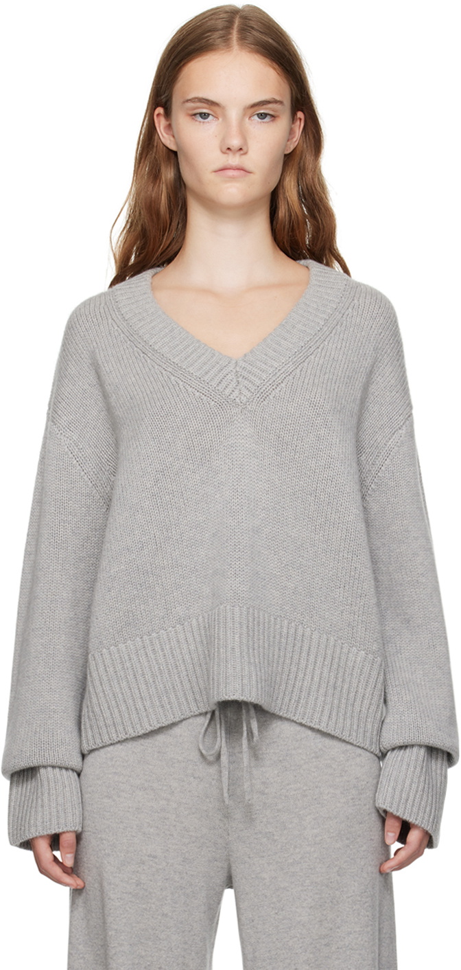 LISA YANG Gray Aletta Sweater Lisa Yang