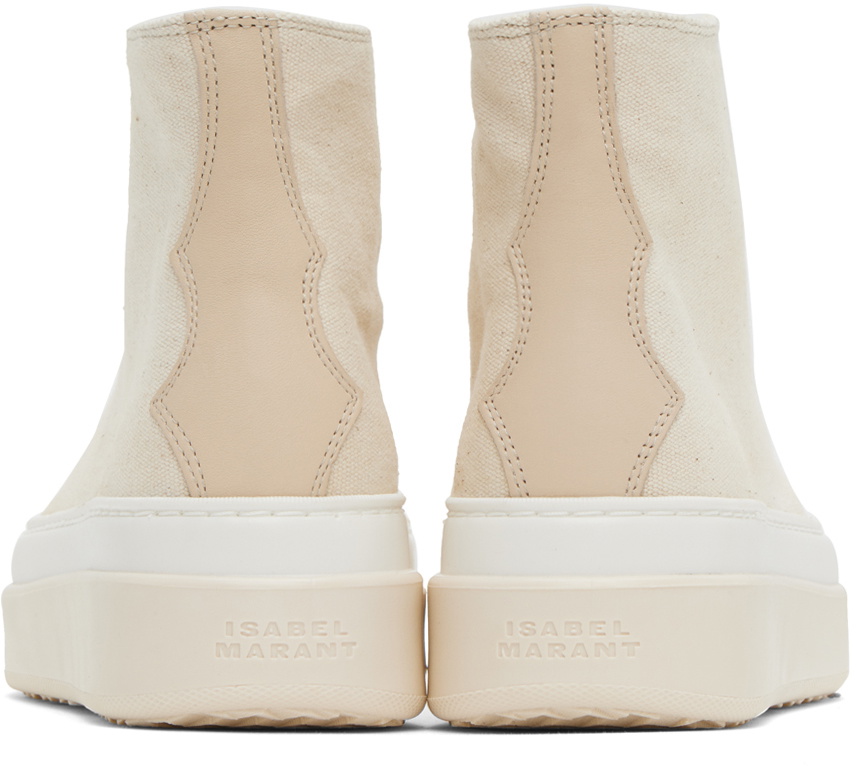 Isabel Marant Beige Austen Sneakers Isabel Marant