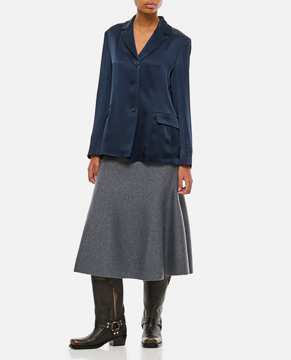 'S Max Mara Guido Satin Jacket S Max Mara