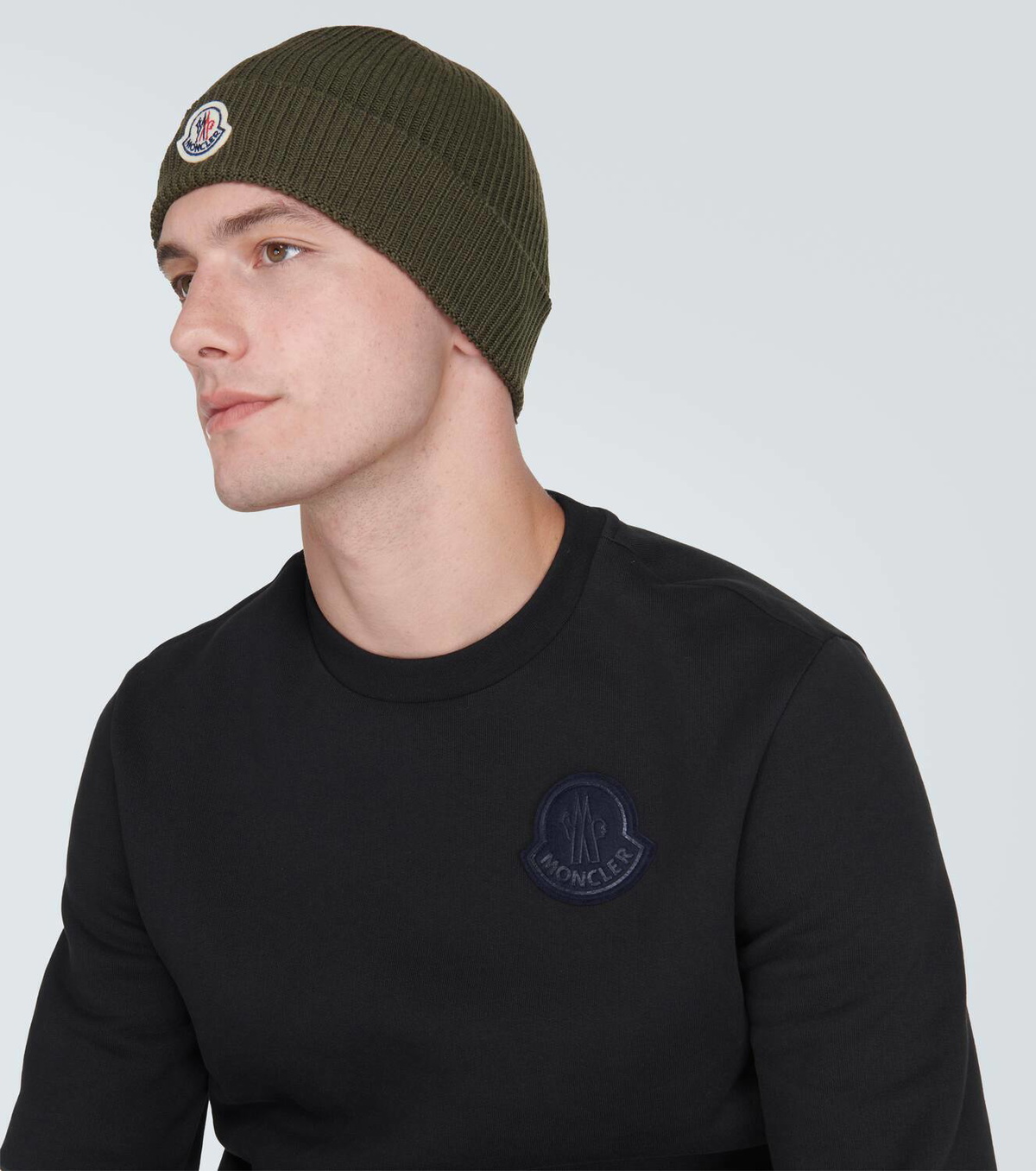 Moncler Virgin wool beanie Moncler