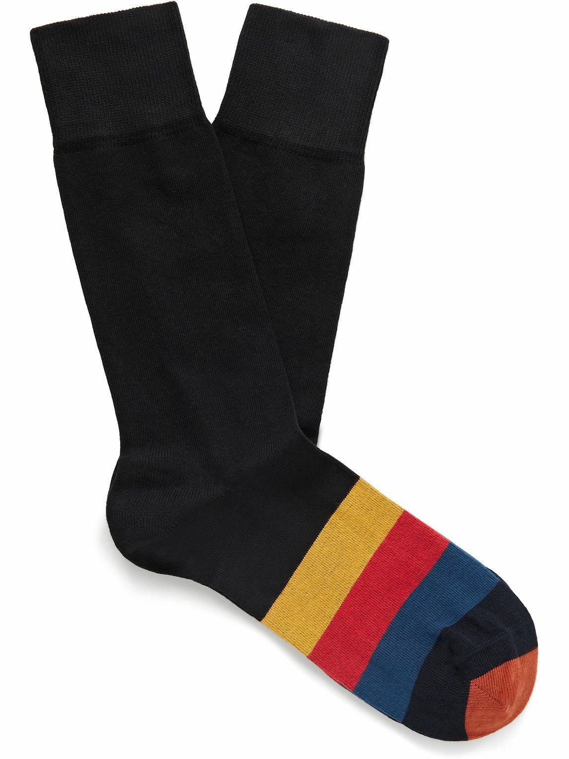 Paul Smith - Striped Cotton-Blend Socks Paul Smith