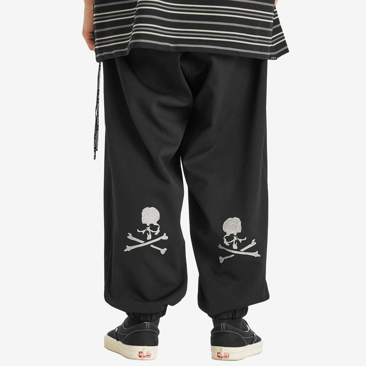 MASTERMIND WORLD Men's Jersey Jogger Pants in Black MASTERMIND WORLD