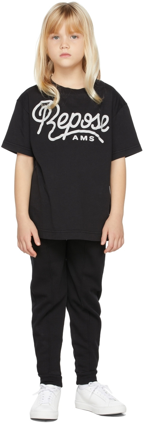 Repose AMS Kids Black Logo T-Shirt Repose AMS