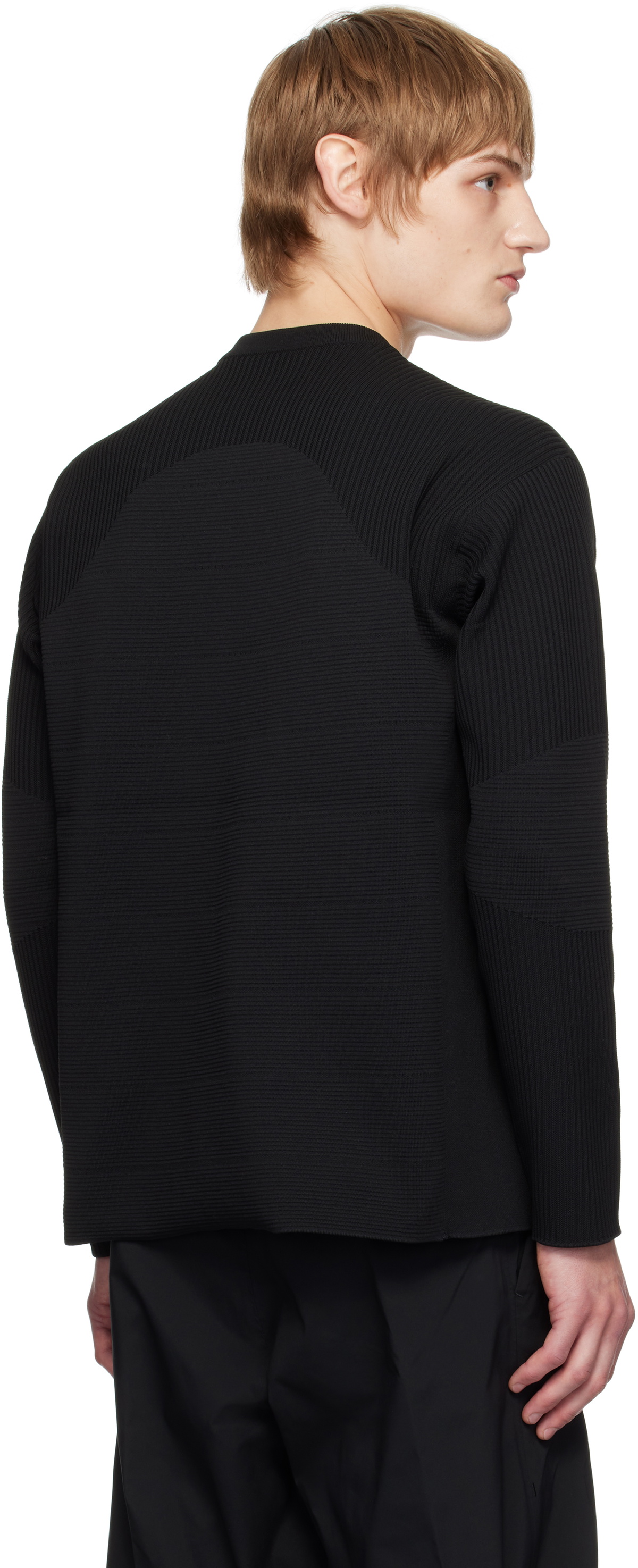 Descente ALLTERRAIN Black FusionKnit Crewneck T-shirt Descente ALLTERRAIN
