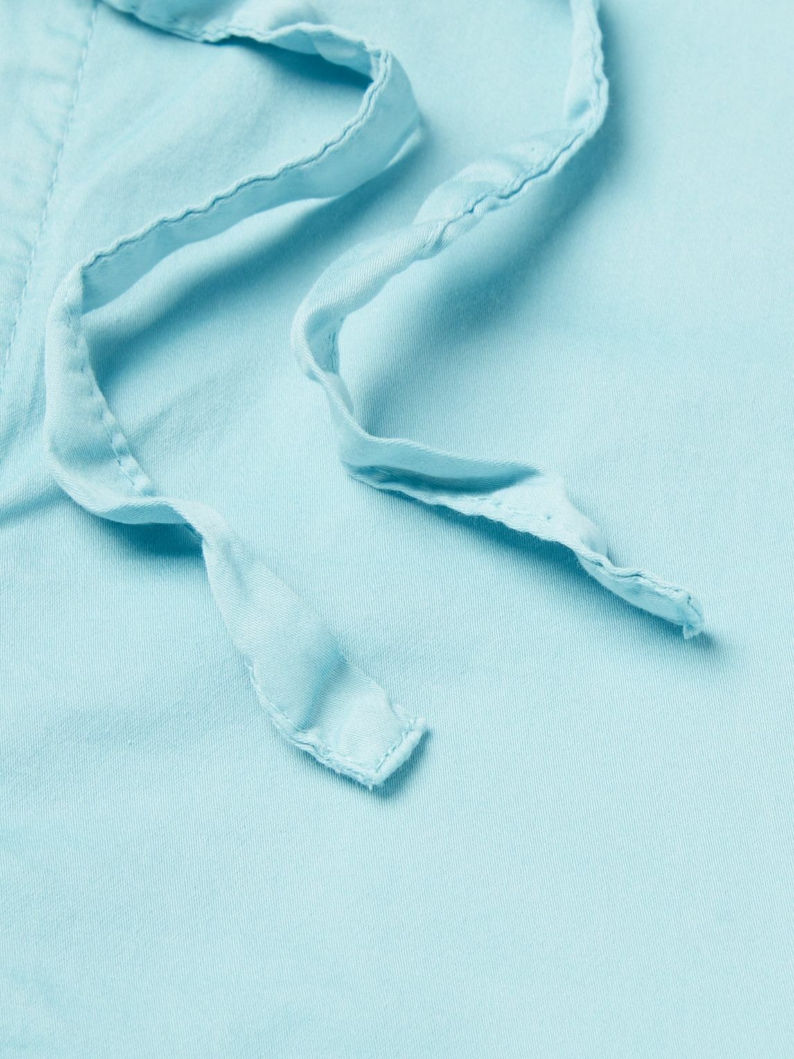 CLEVERLY LAUNDRY - Cotton Shorts - Blue Cleverly Laundry