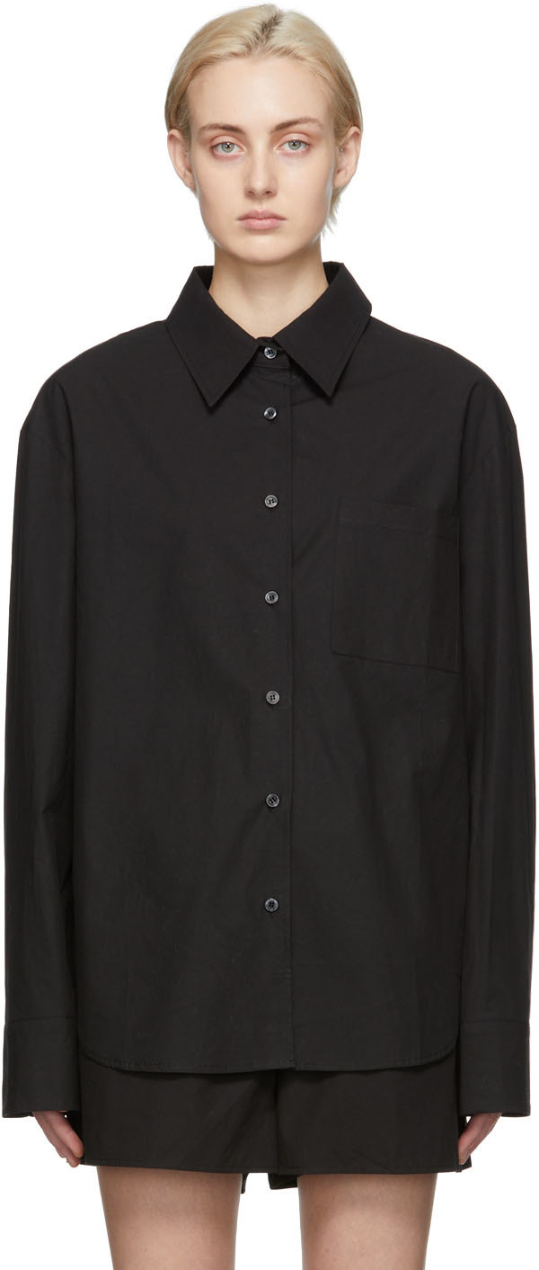 The Frankie Shop Black Lui Shirt The Frankie Shop