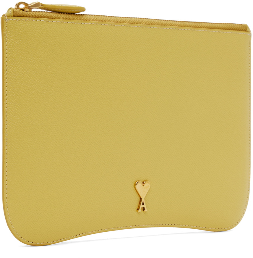 AMI Paris Yellow Paris Paris Pouch AMI