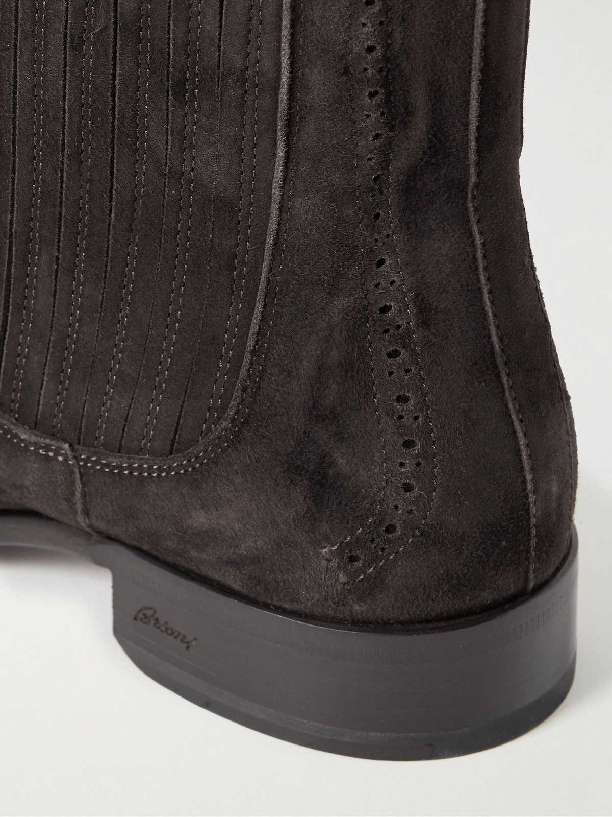 Brioni - Suede Chelsea Boots - Brown Brioni