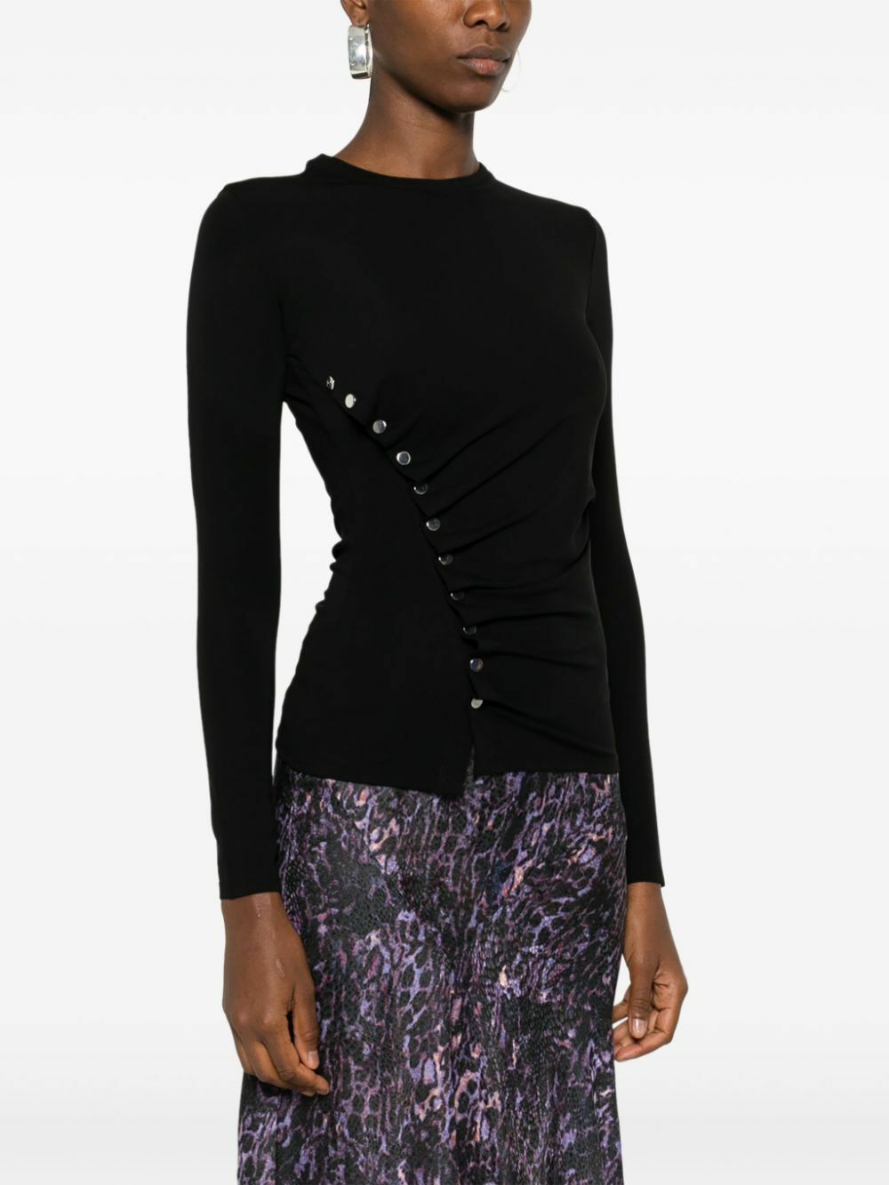 Rabanne Black Studded Top Paco Rabanne