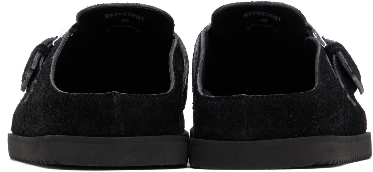 Represent Black Initial Mules Represent