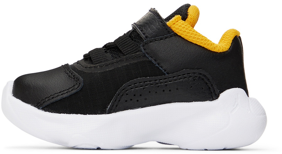 Nike Jordan Baby Black & Yellow Jordan 11 CMFT Sneakers Nike Jordan Brand