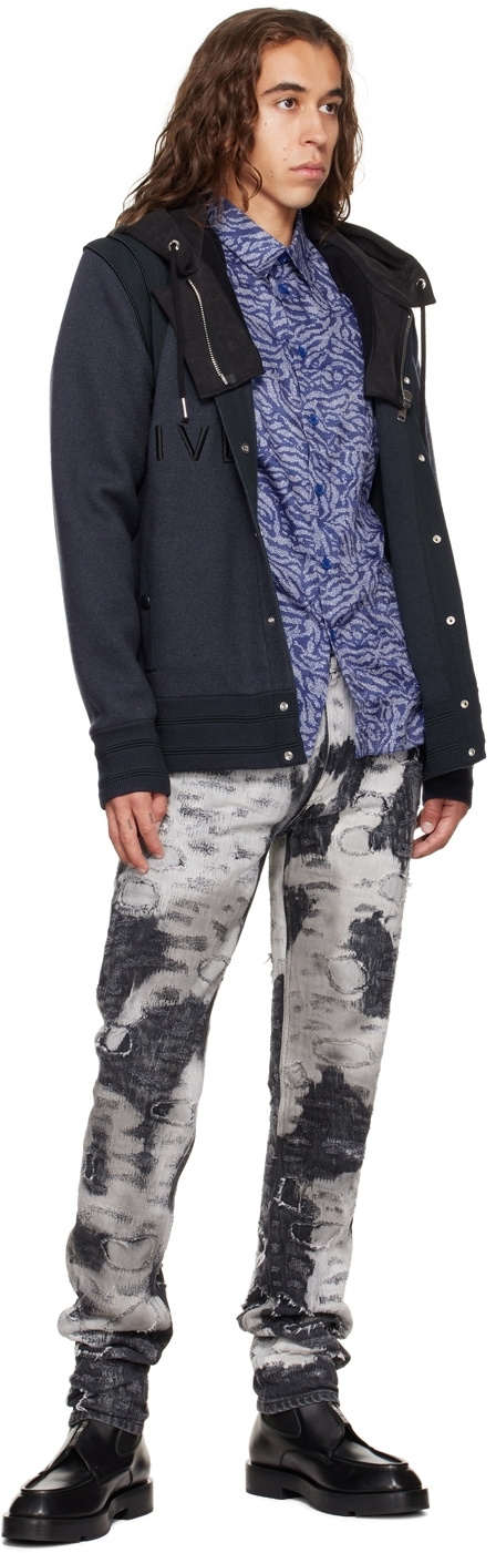 Givenchy Blue Boxy Fit Shirt Givenchy