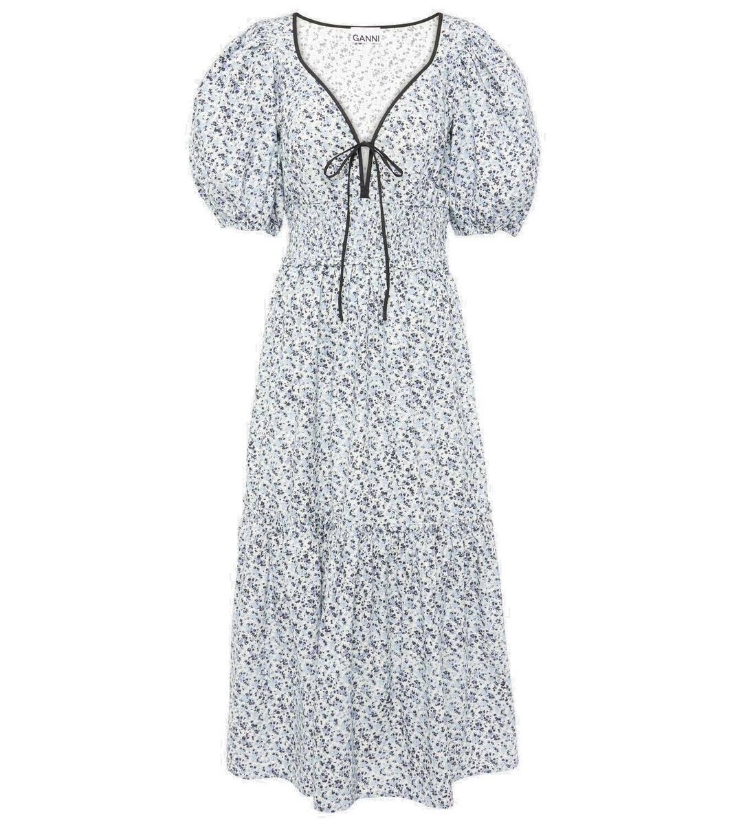 Ganni Cotton midi dress GANNI