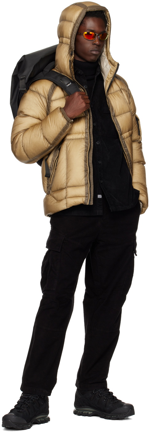 C.P. Company Tan D.D. Shell Down Jacket C.P. Company
