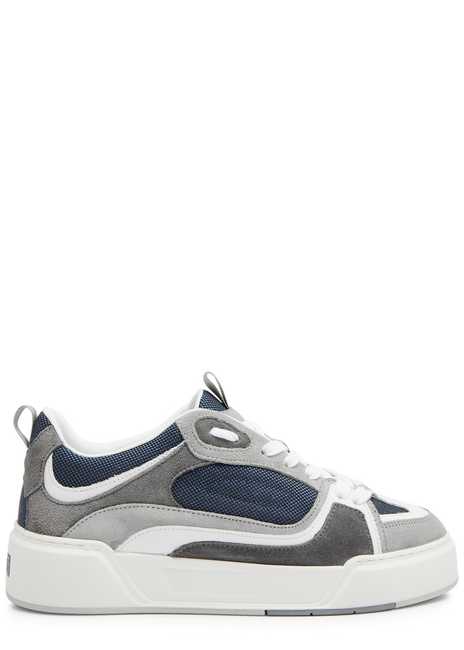 Cleens Essential Skate Panelled Sneakers Navy Cleens