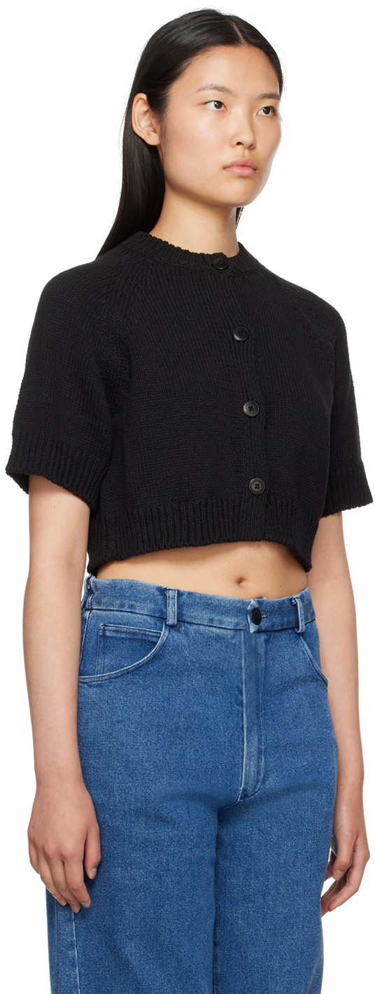 Cordera Black Buttoned Cardigan CORDERA