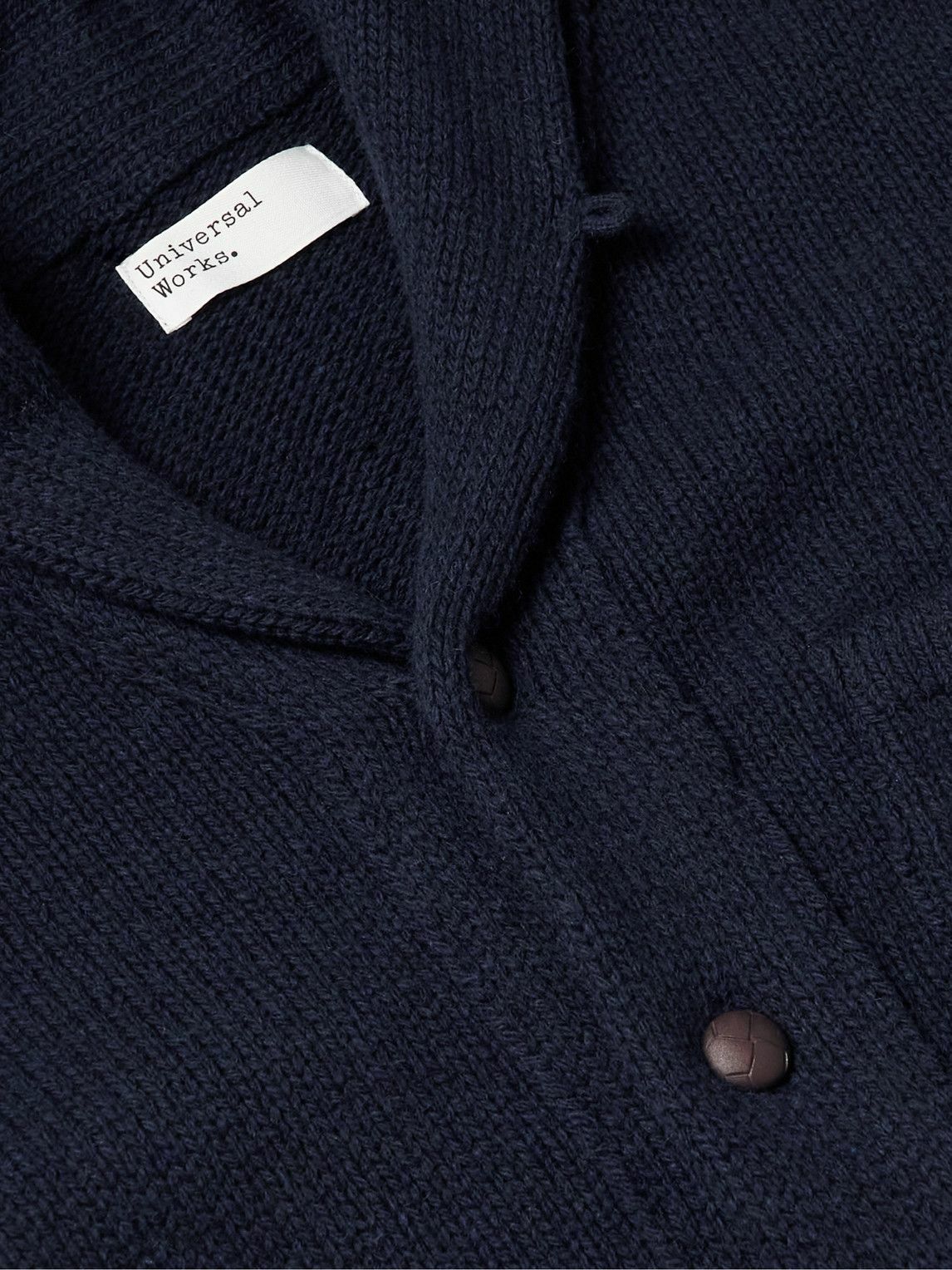 Universal Works - Colvin Shawl-Collar Wool-Blend Cardigan - Blue ...