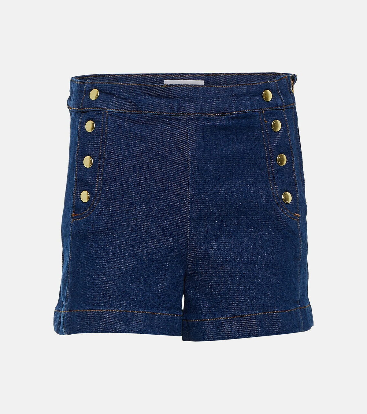 Frame Sailor high-rise denim shorts Frame Denim